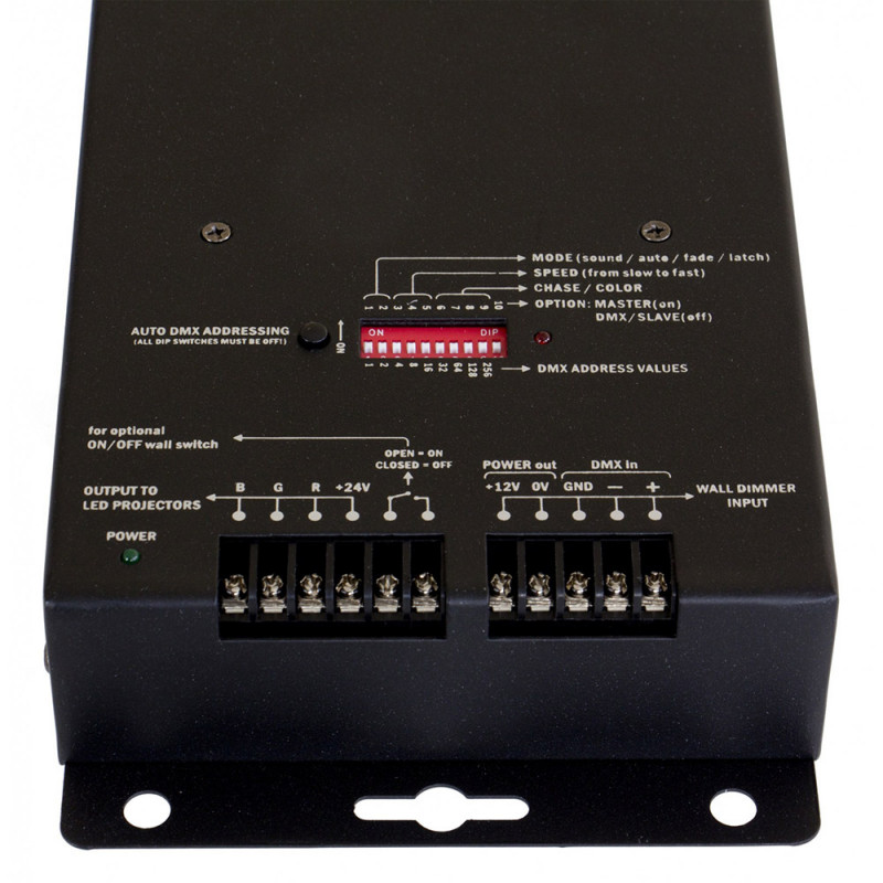 LED DMX power supply 100W 24V cv - HitMusicItalia