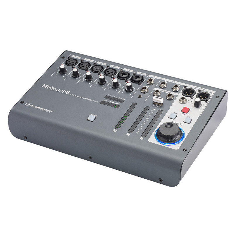 Mixer 8 CH Digital InterfaceWithWeb Control Interface - HitMusicItalia