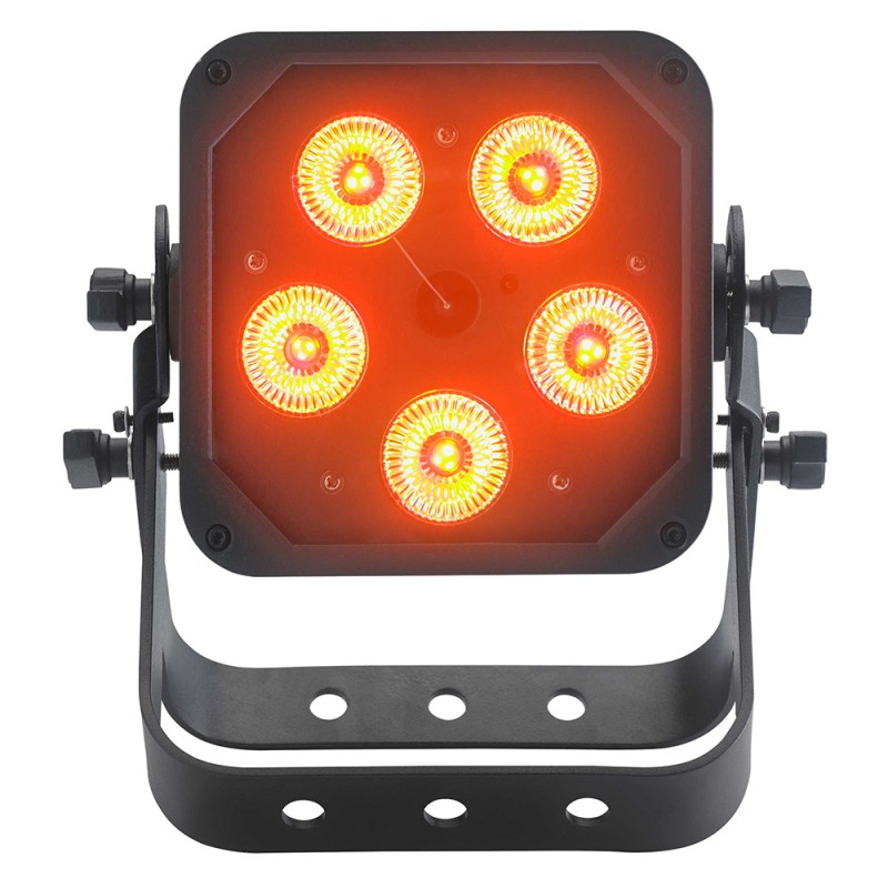 LED Cube PAR Projector, 5 x 12W 6-in-1, IP65, AirDMX, battery-operated ...