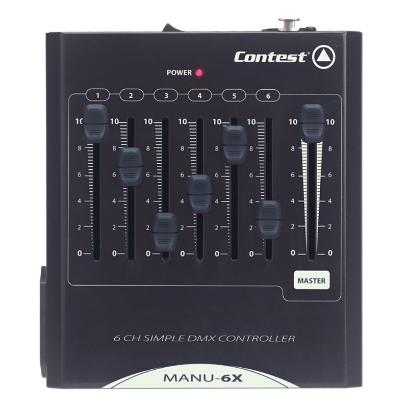 6-channel + Master DMX command panel - HitMusicItalia