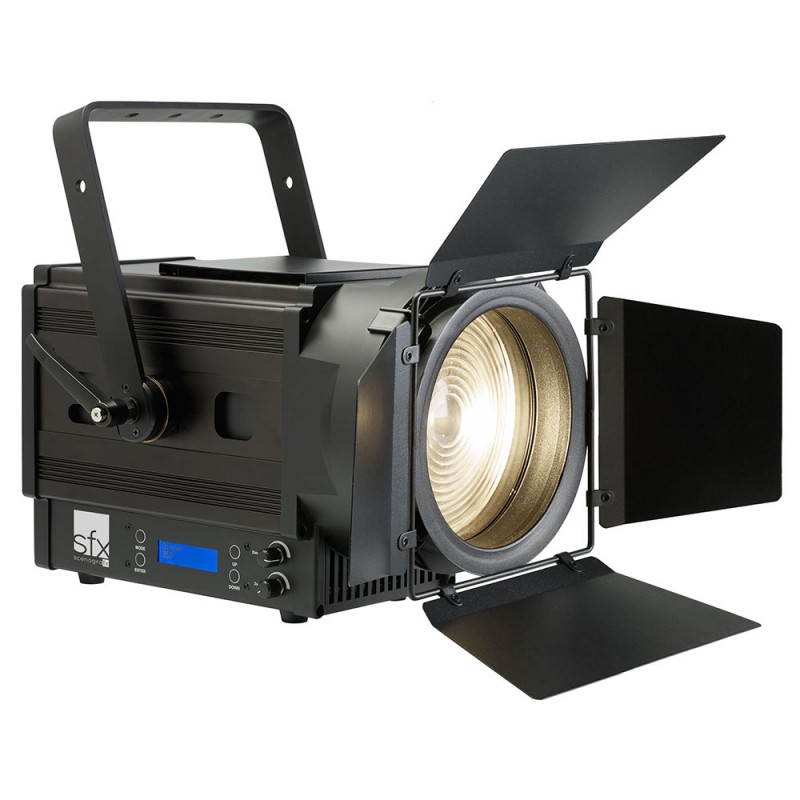 LED Fresnel projector 250W white COB and motorized zoom - HitMusicItalia
